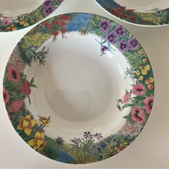 Nikko Ceramics | Dining | Nikko Secret Garden Floral Patterned Salad ...